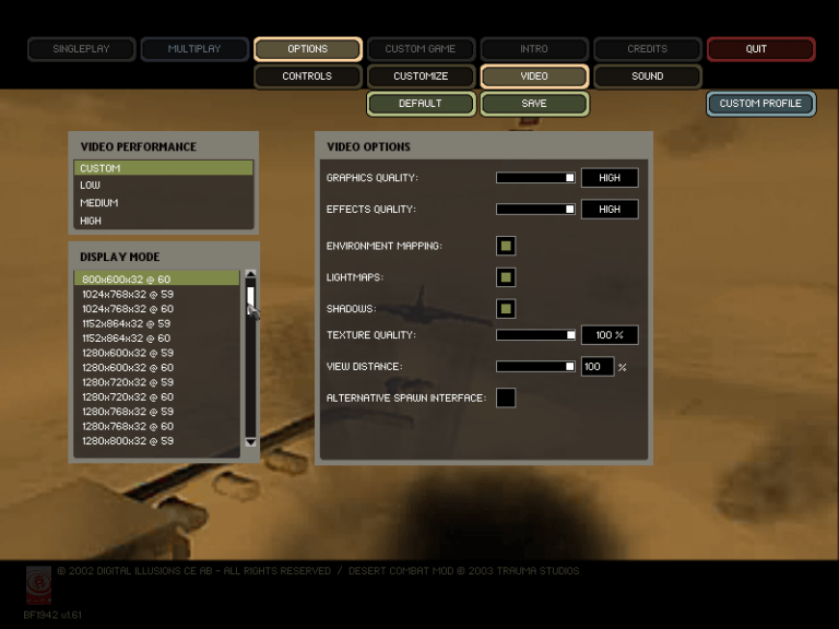 How To Play BF1942 Desert Combat in 2023 - bf1942.pro